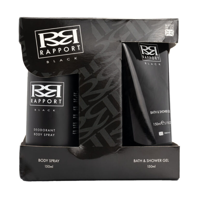 Rapport Black Body Spray and Bath & Shower Gel x6 - International ...