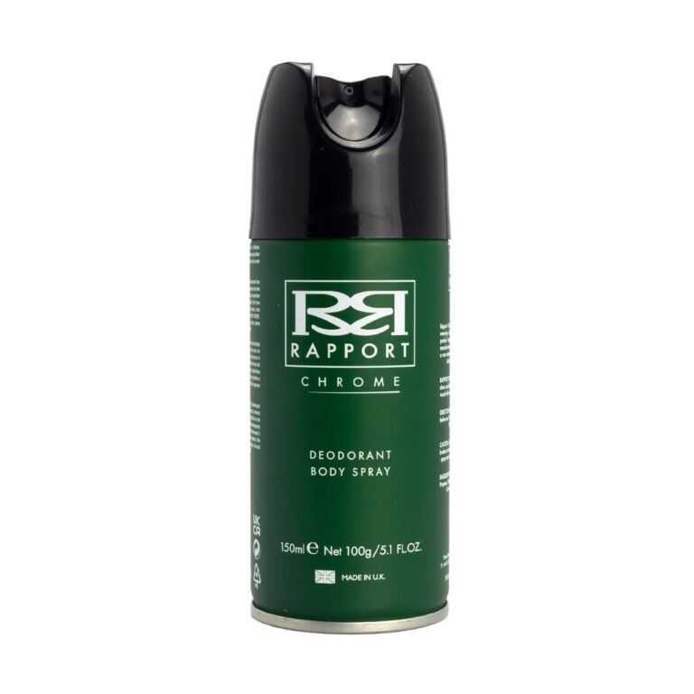 Rapport Chrome Deodorant Body Spray 150ml x12 - International Fragrance ...