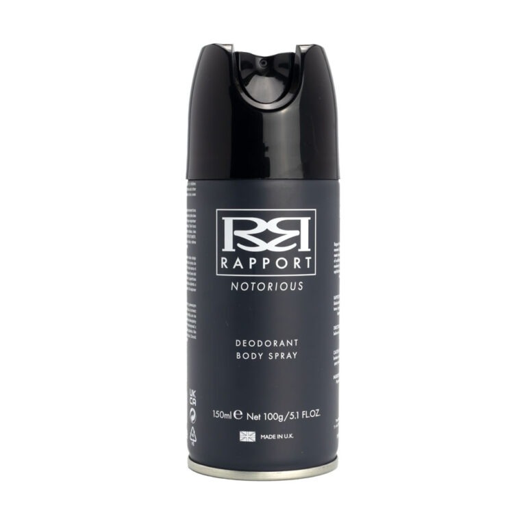 Rapport Notorious Deodorant Body Spray 150ml x12 - International ...