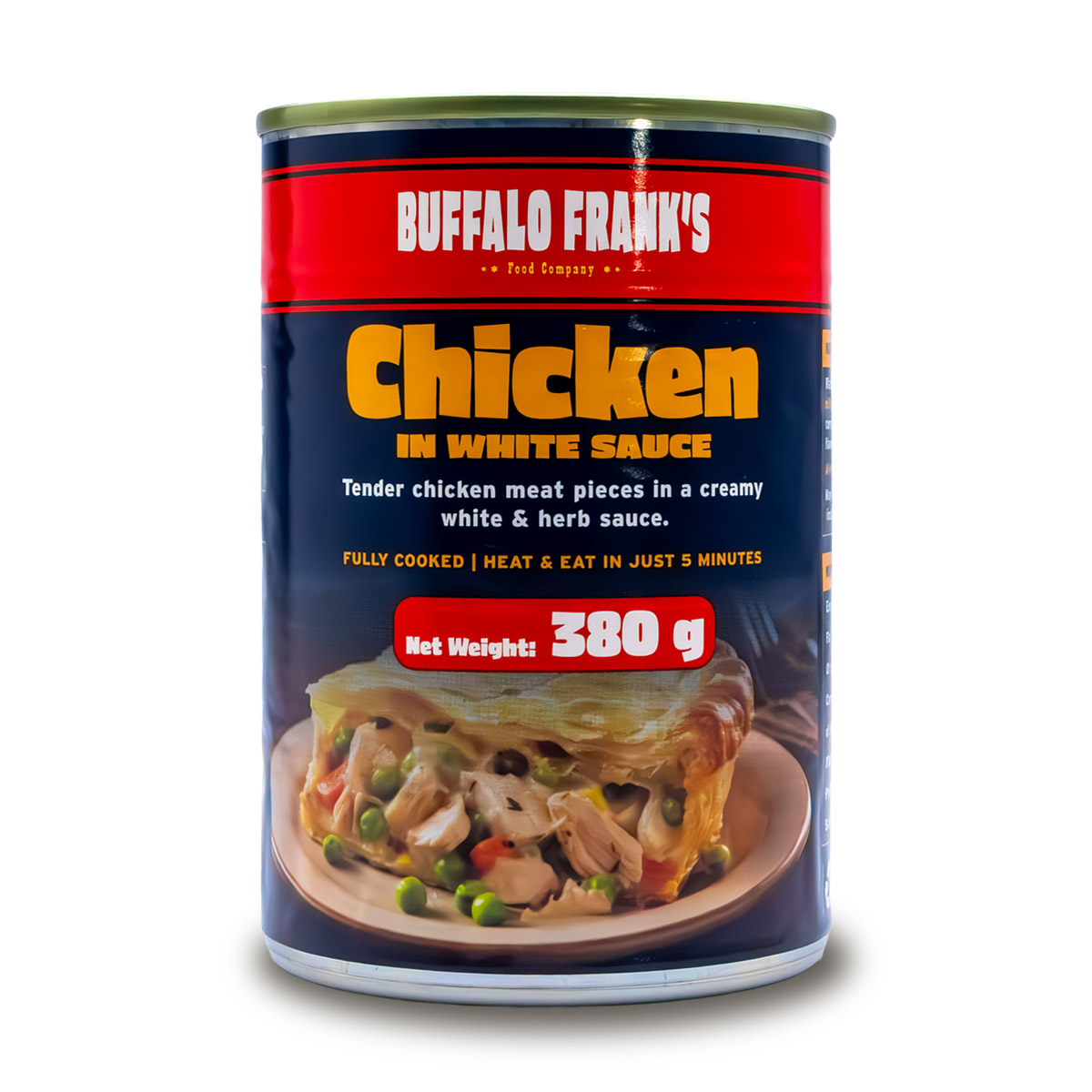 Buffalo Frank's Chicken In white Sauce | Three Pears Brands